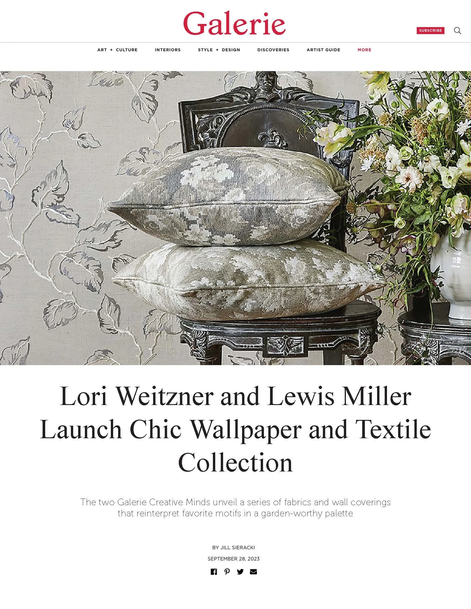 About | Explore Unique Color and Design — Lori Weitzner