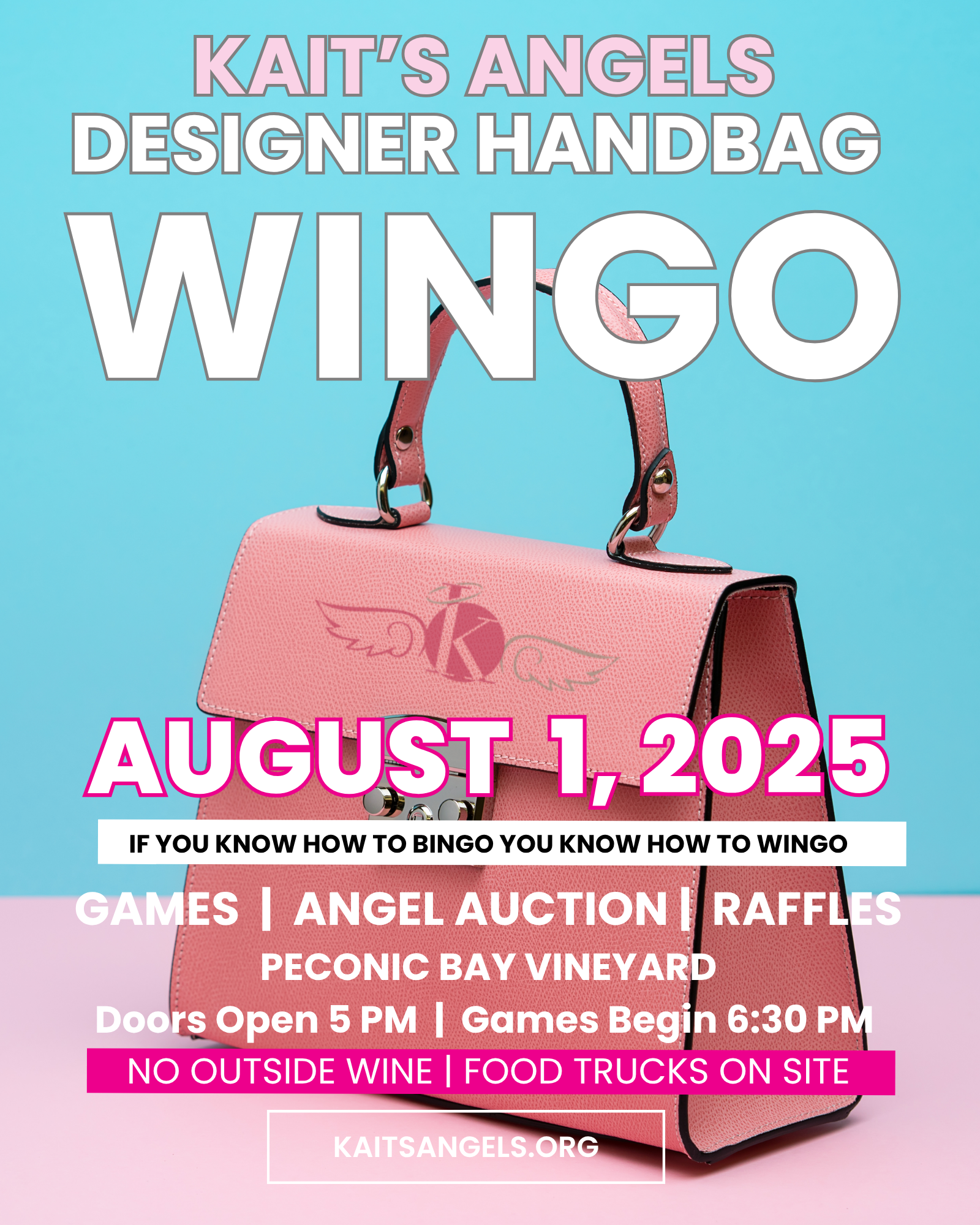 DESIGNER HANDBAG WINGO 2025 — Kait's Angels