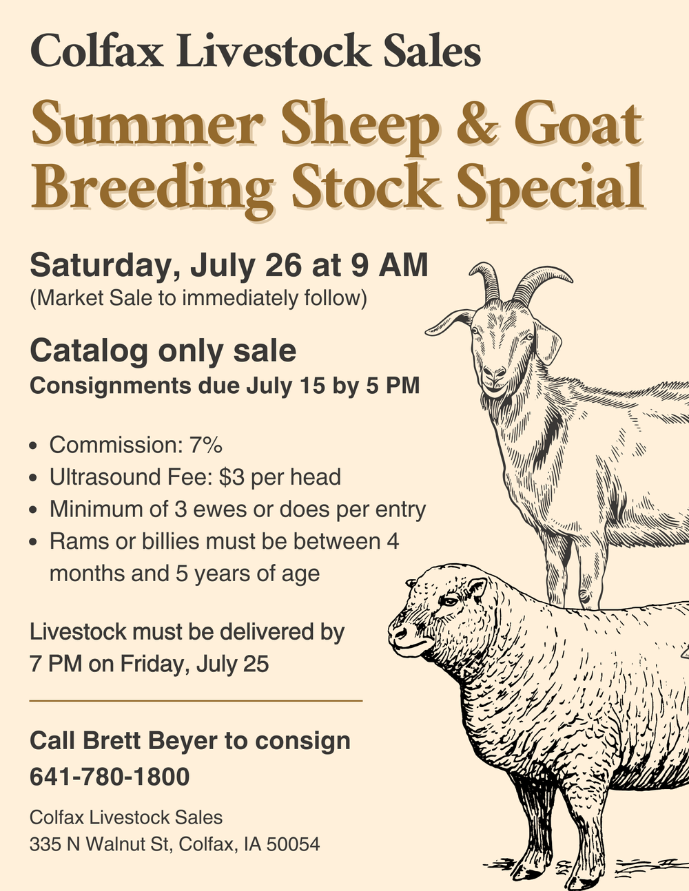 Colfax Livestock Sales Co. | Colfax Sale Barn