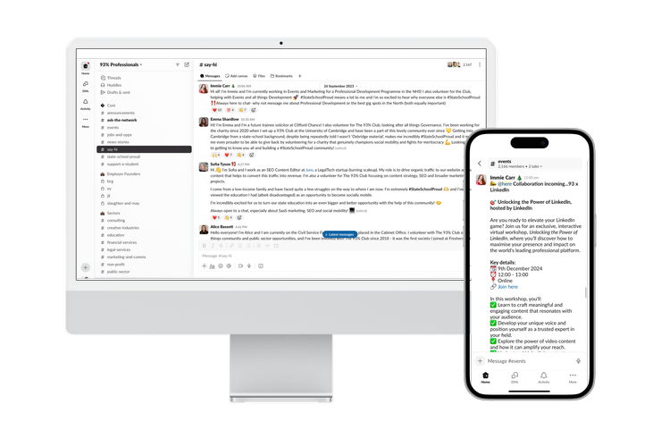 Professionals — The 93% Club