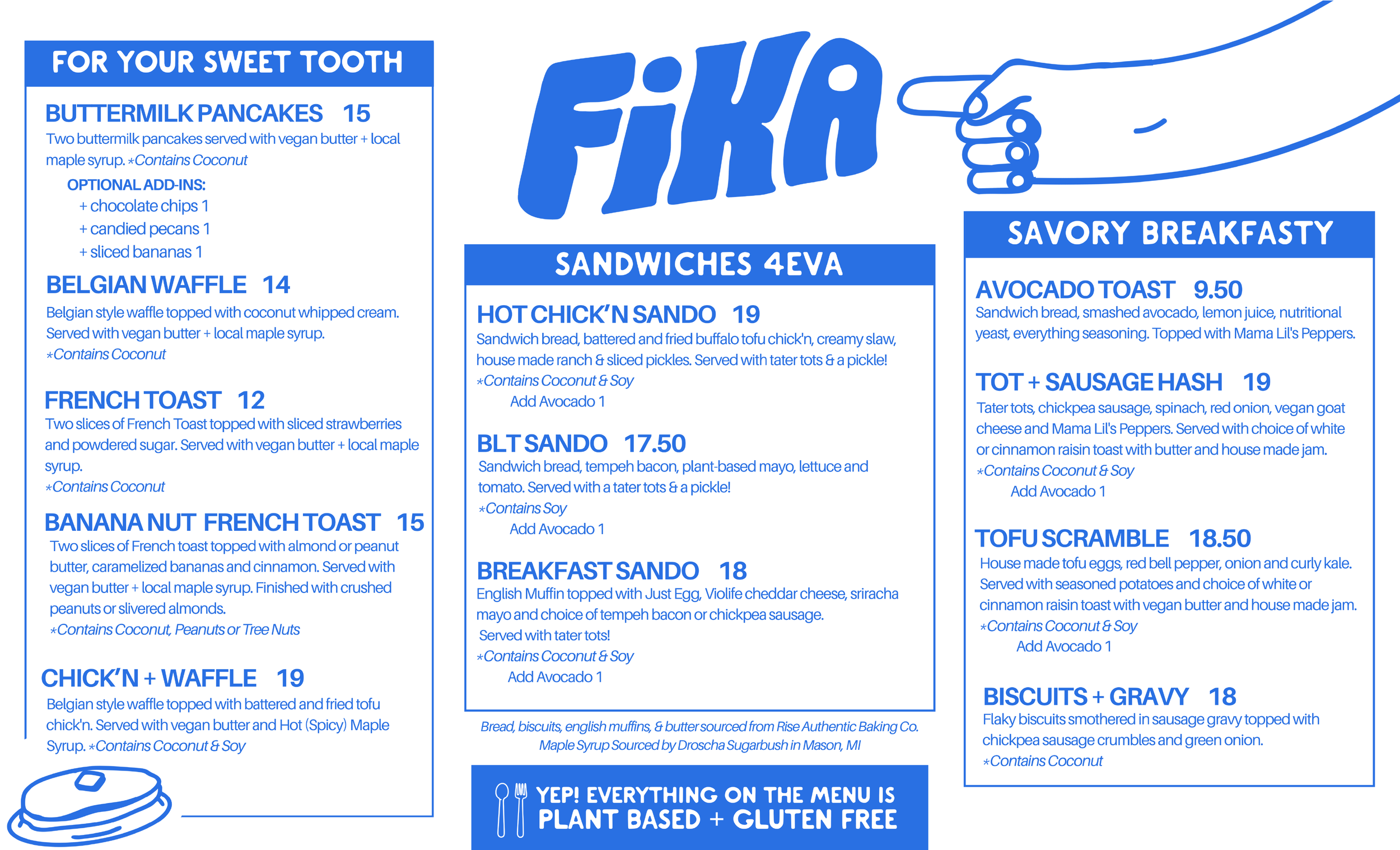 MENU — FIKA GR