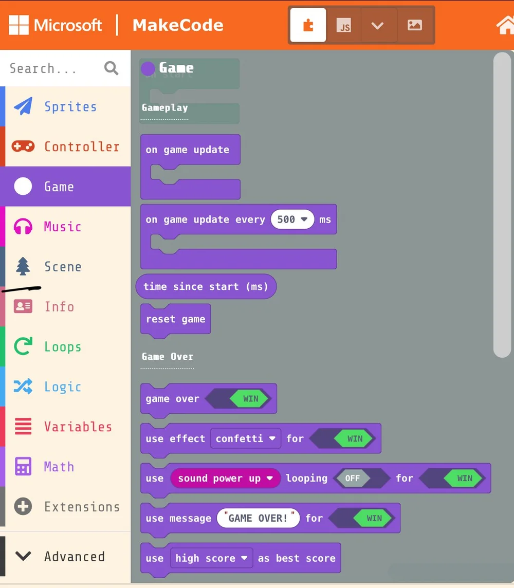Getting Started with MakeCode Arcade: Blocks — Petiole Learning