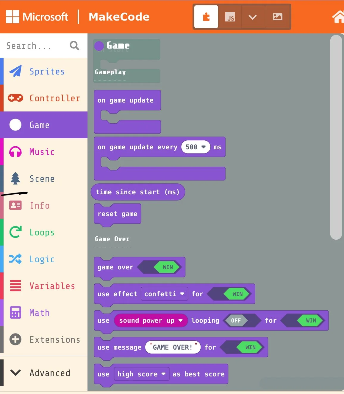 Getting Started with MakeCode Arcade: Blocks — Petiole Learning