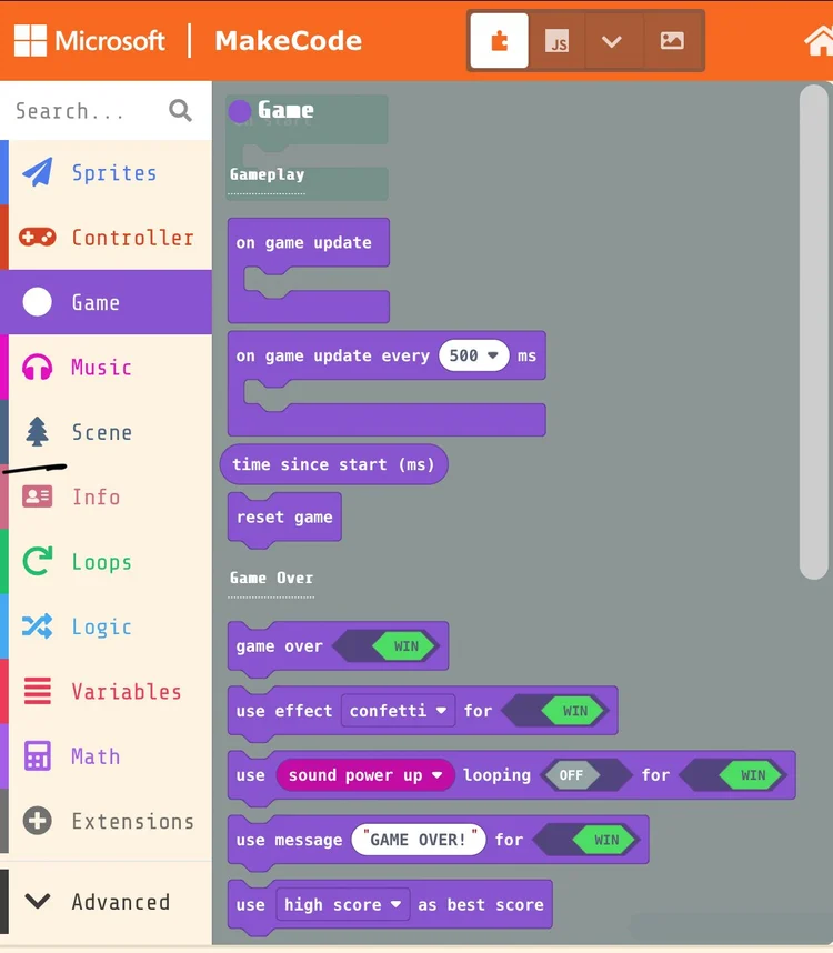Getting Started with MakeCode Arcade: Blocks — Petiole Learning