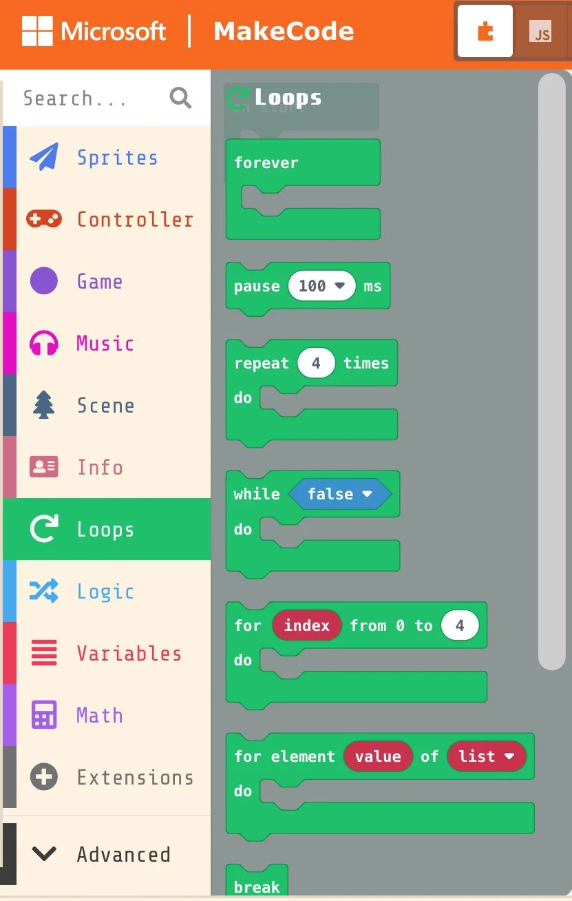 Getting Started with MakeCode Arcade: Blocks — Petiole Learning