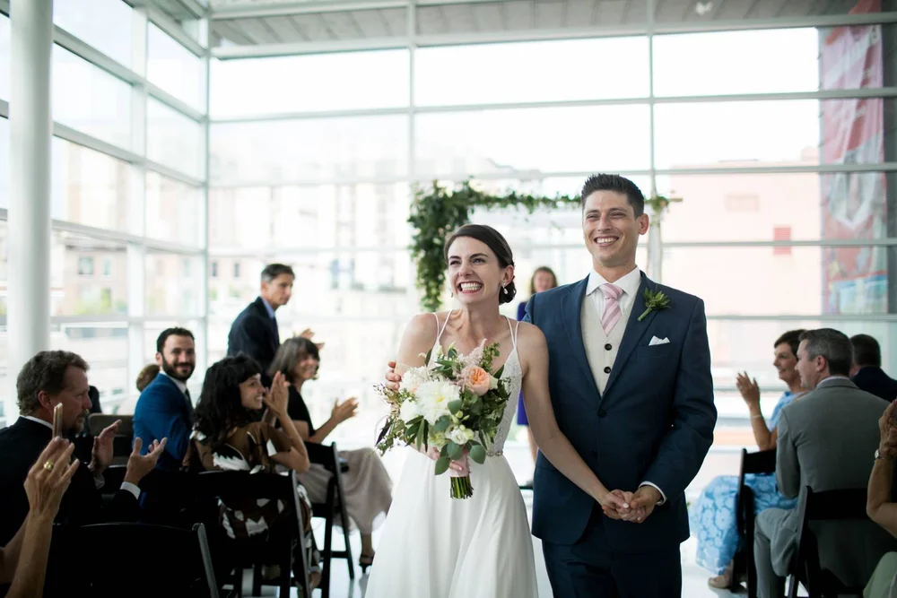 Modern Wedding at the Madison Public Library — Maureen Cassidy Photography