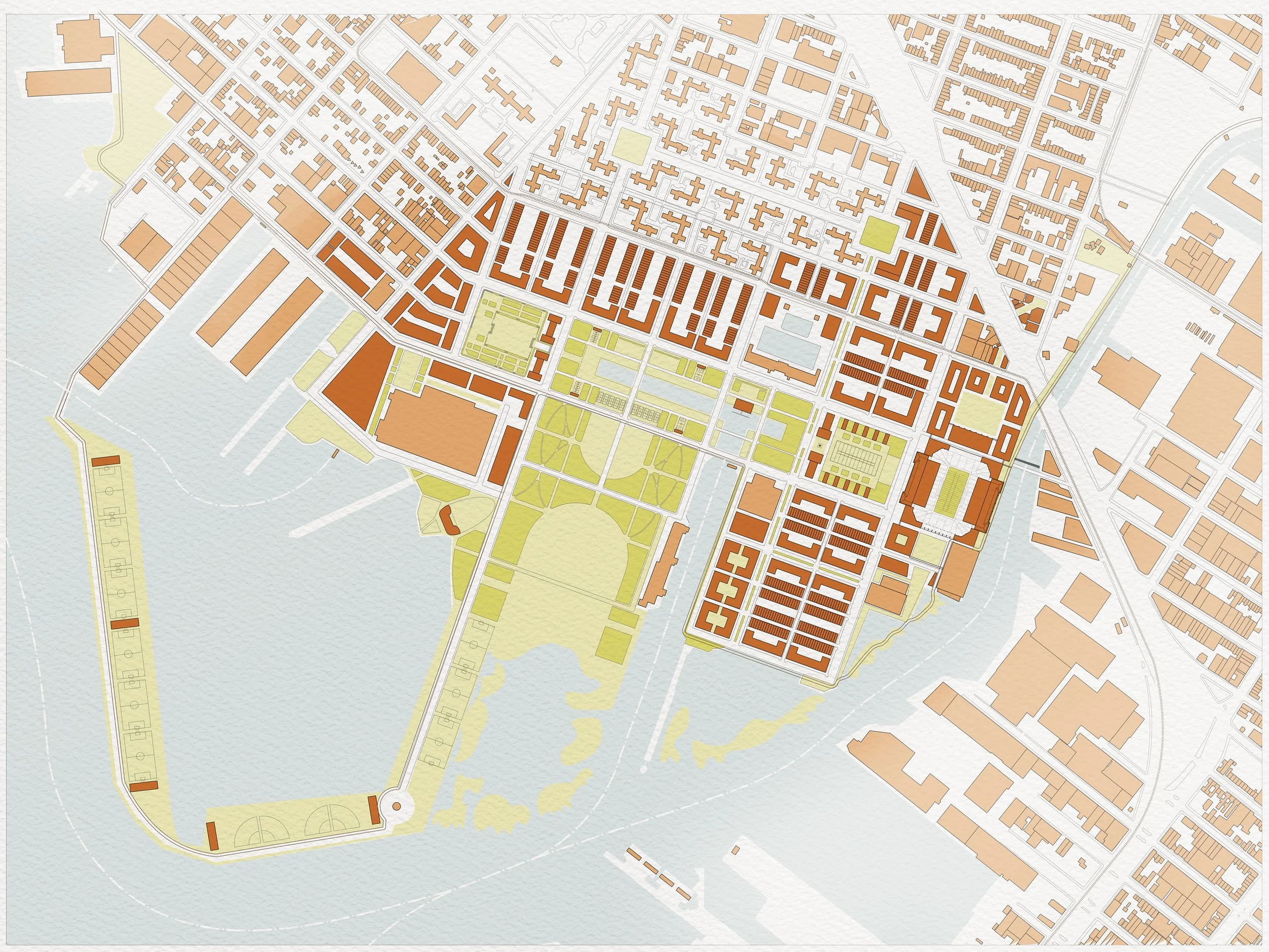 NYC Stadium Masterplan — Peter Cunningham | Architect