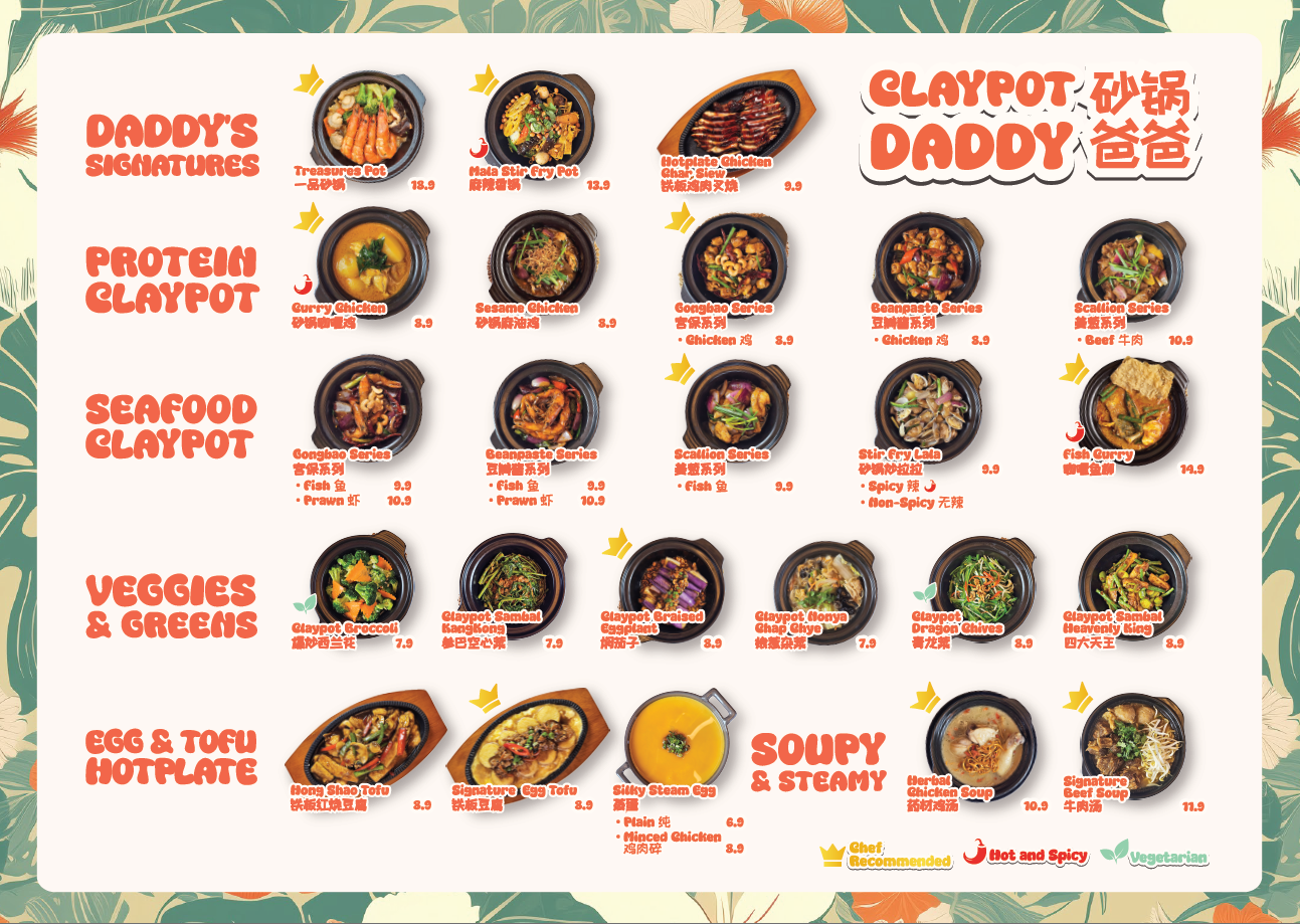 Our Menu | Explore Flavorful Dishes Today — Claypot Daddy