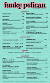 Menu — Funky Pelican