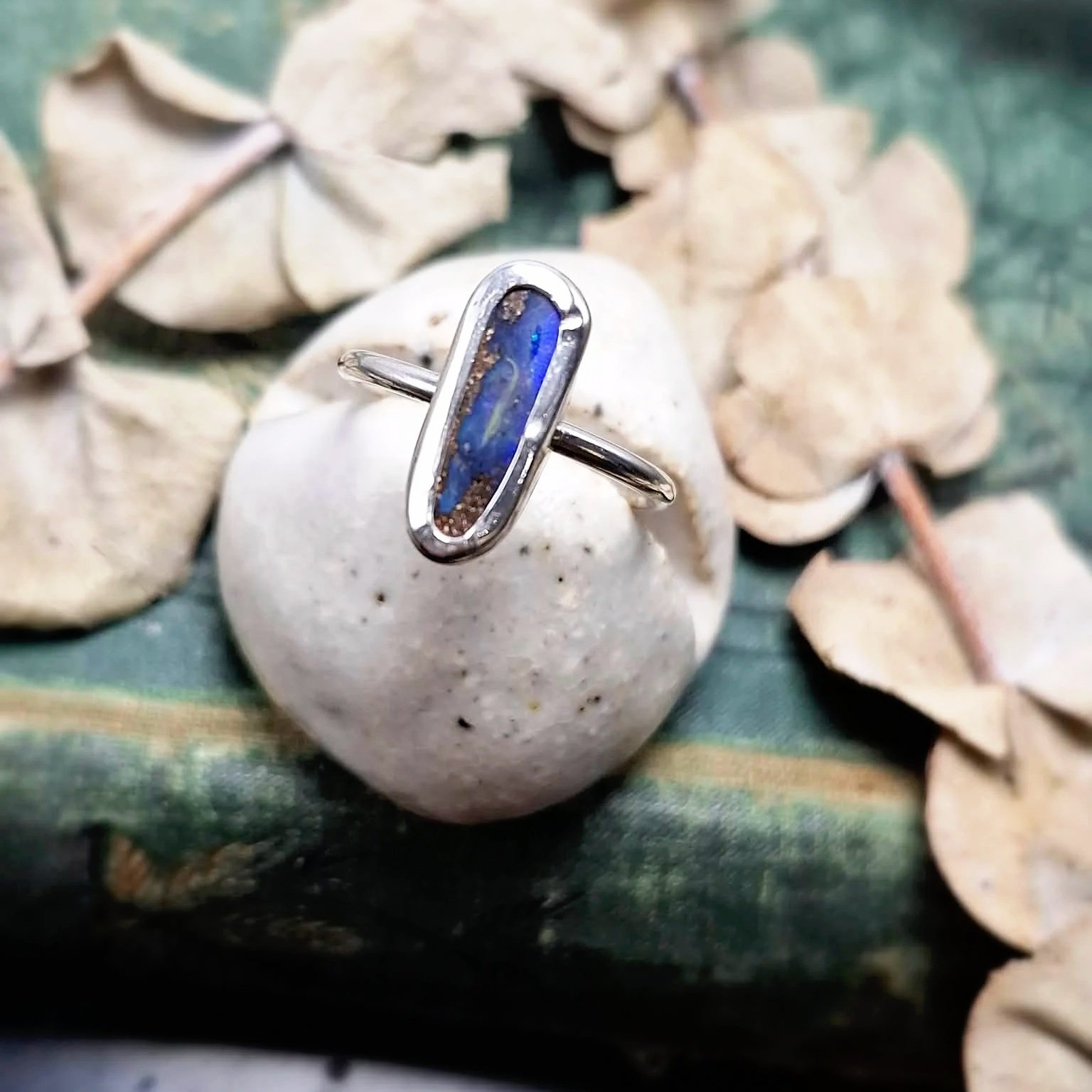 Australian Opal Ring Size 7 — Studio87