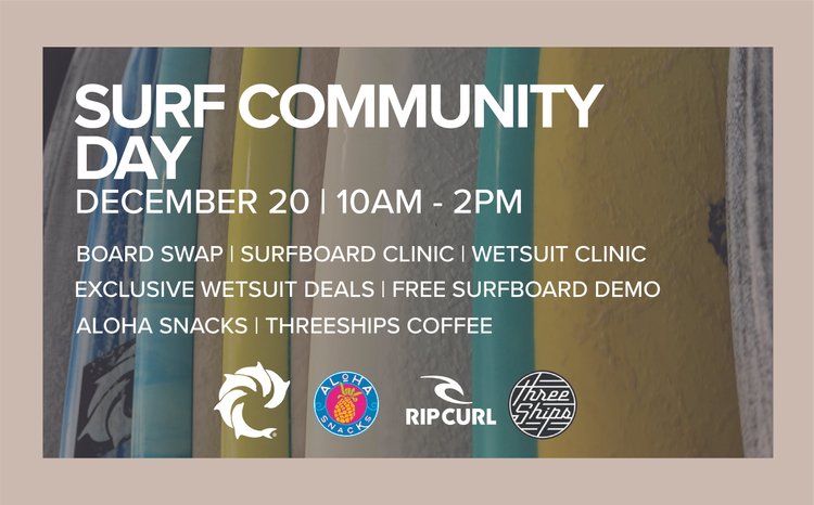 SURF COMMUNITY DAY — Atlantic Park Surf