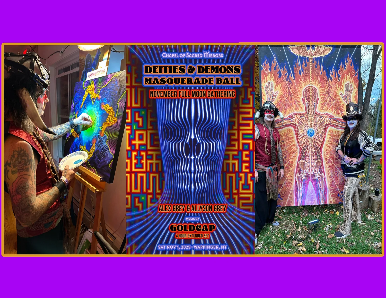 cosm deities and demons 2025: canman live painting — canman creations