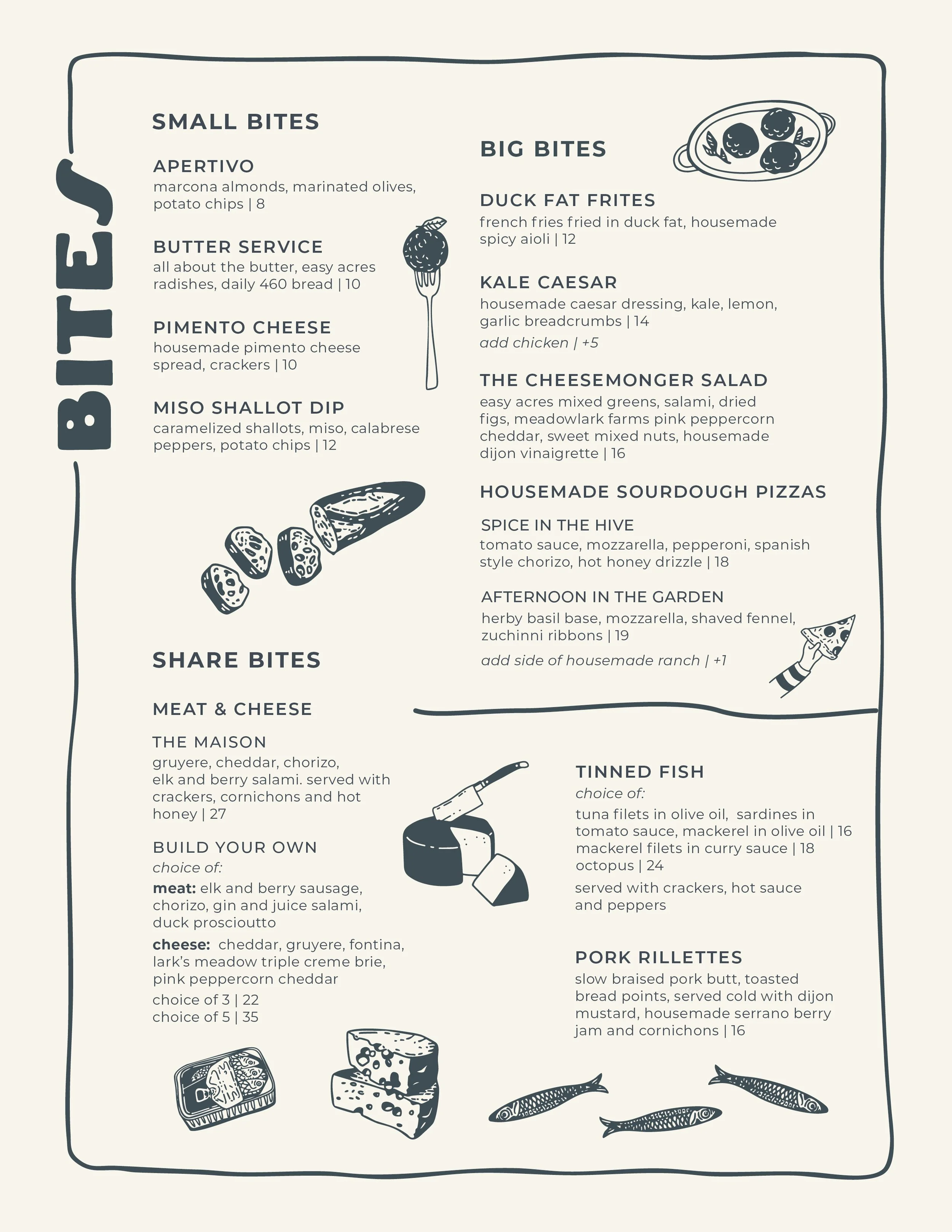Maison Food, Wine & Beer Menus — Maison | Teton Valley's Neighborhood ...