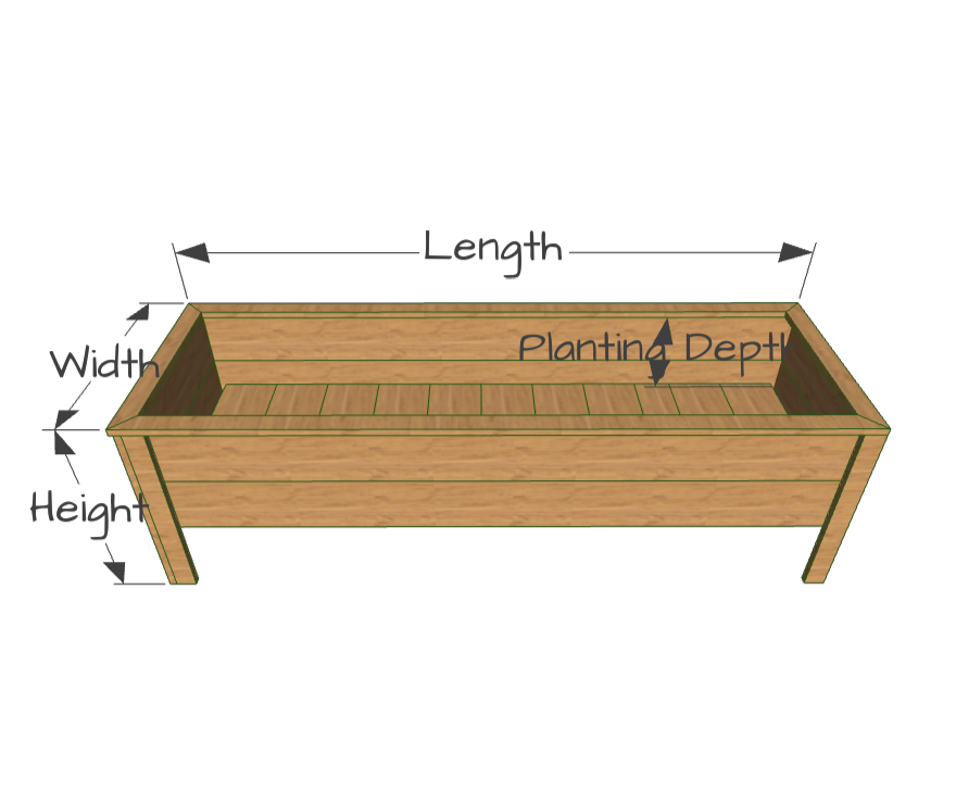 Custom Garden Box — Pipes and Stripes