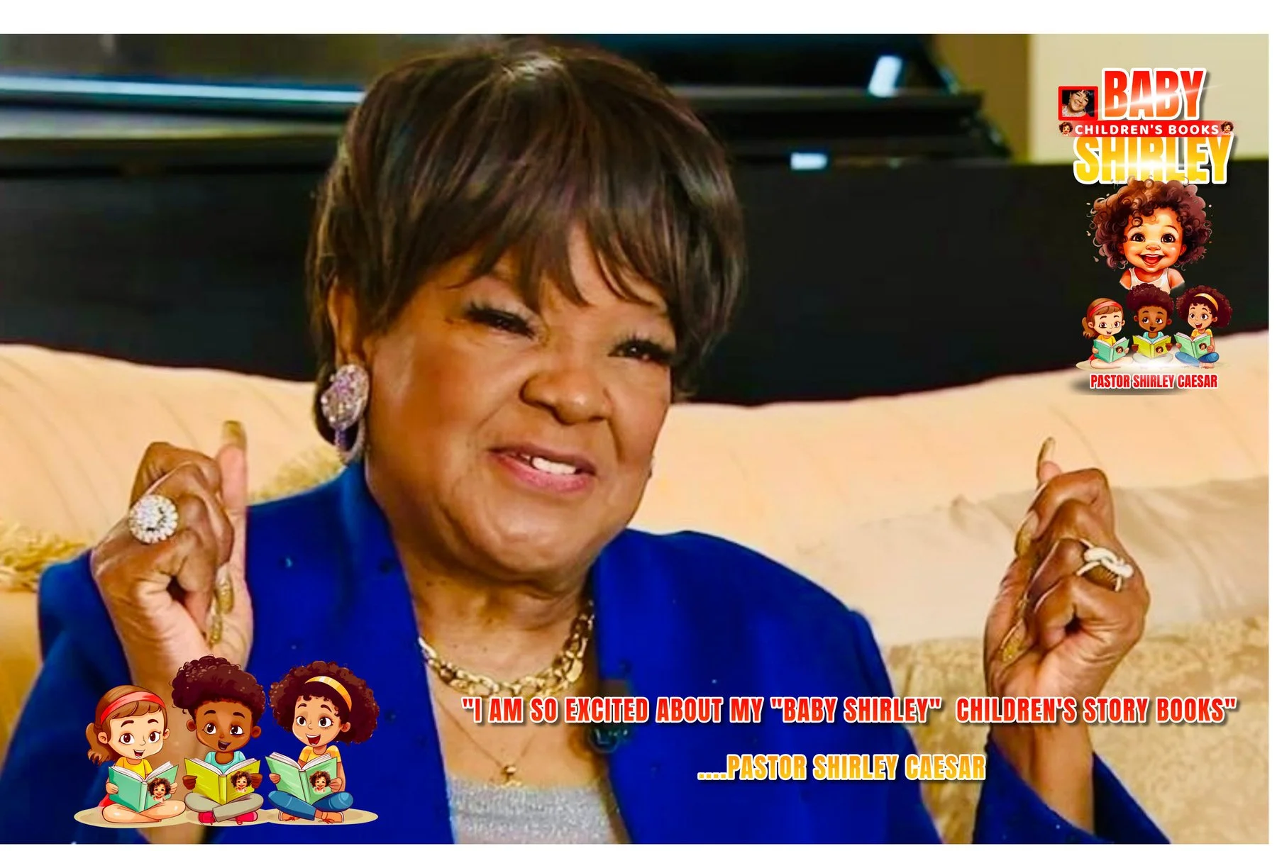 JOIN BOOK CLUB — SHIRLEY CAESAR- "BABY SHIRLEY"