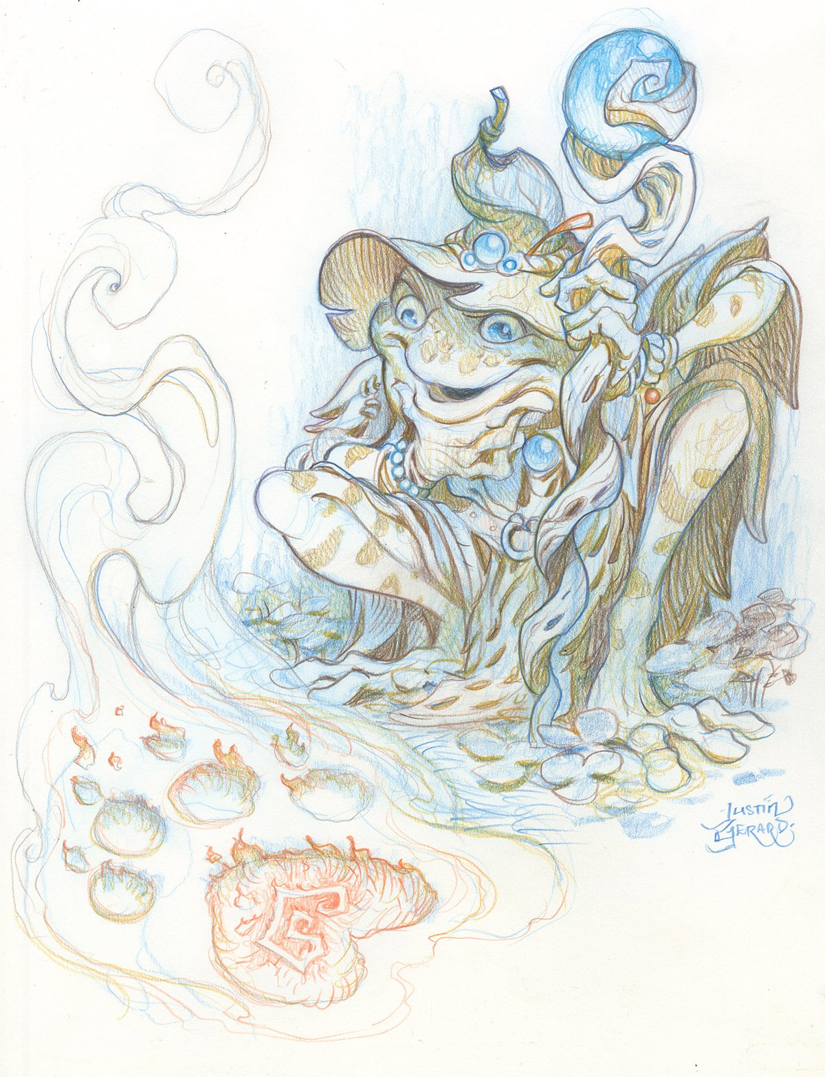 "Basilisk Teeth for Sale" Drawing for the Dark Wizards Market Series ...