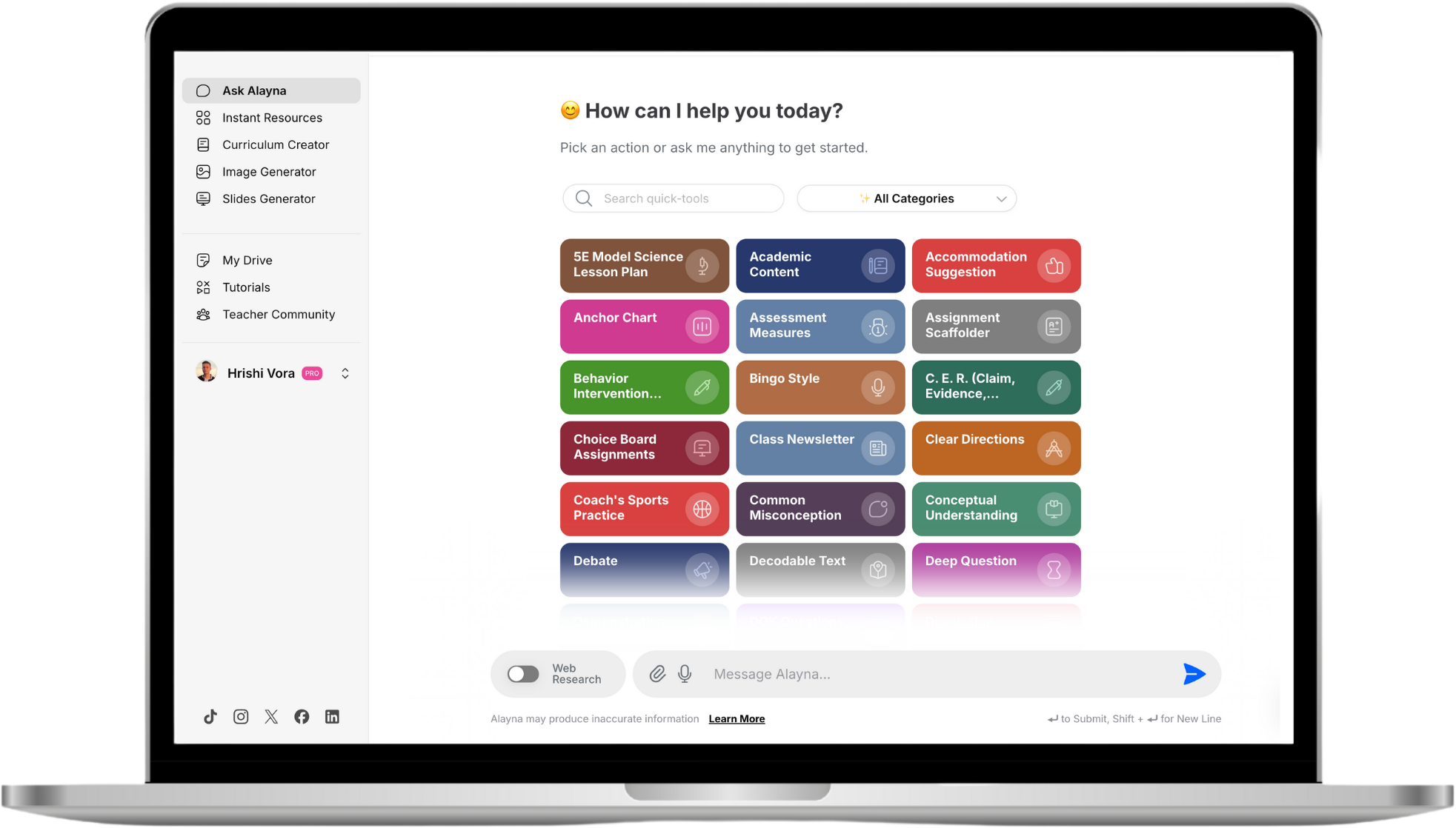 Chatbot — Alayna AI