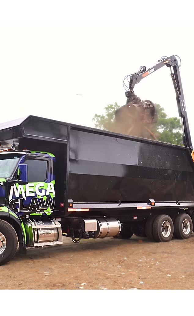 Grapple Truck Storm Cleanup — Atlas Waste Services | Sarasota, Fl
