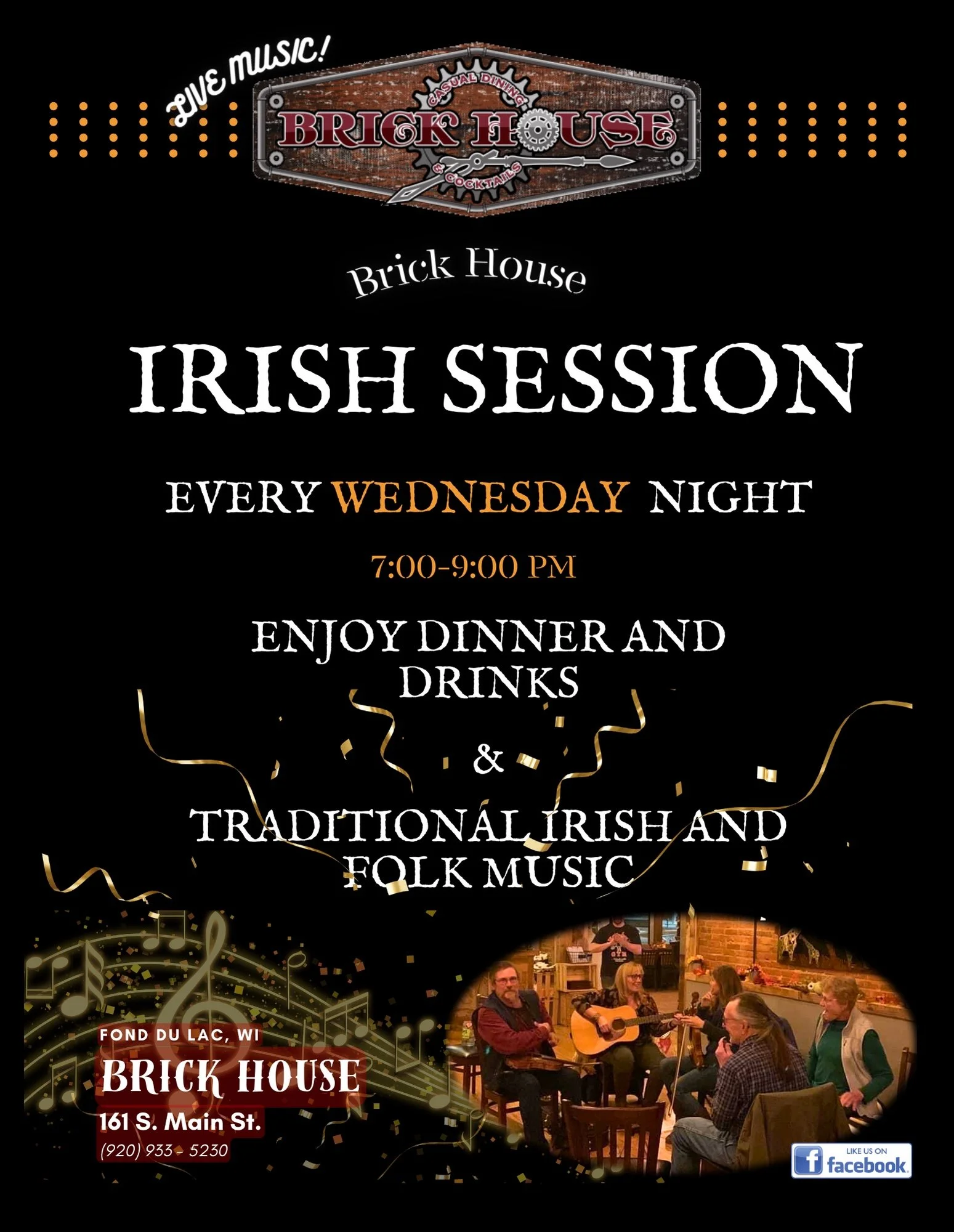 Home of the Irish Session — Brick House