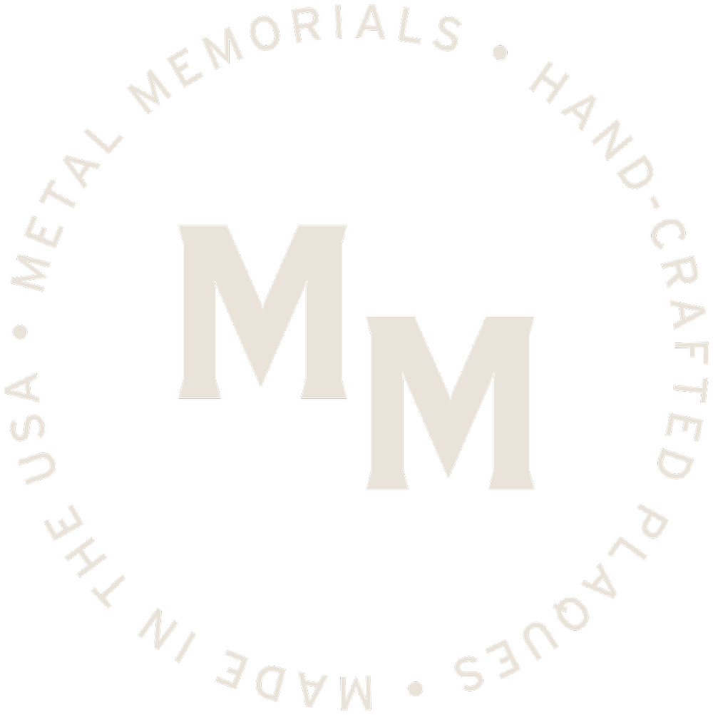 Memorial Plaques | Custom Metal Memorial Plaques — Metal Memorials