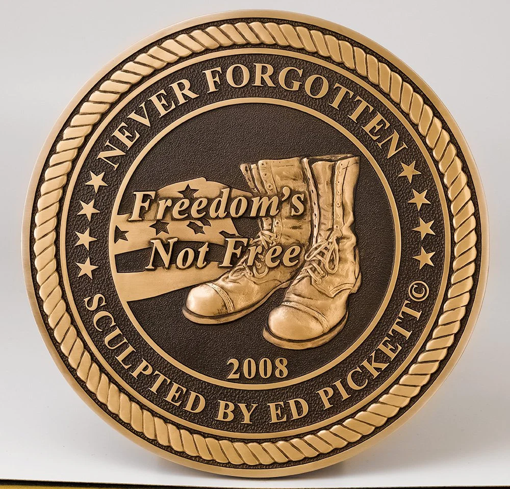 Military Plaques – Metal Memorials — Metal Memorials
