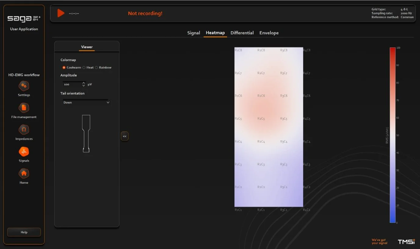 TMSi — an Artinis company — SAGA User Application