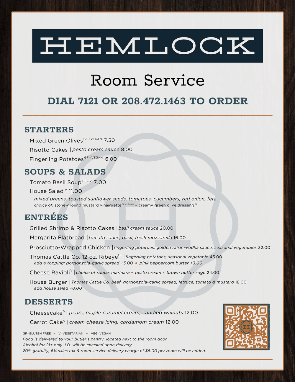 PAGE - Hemlock Landing Page