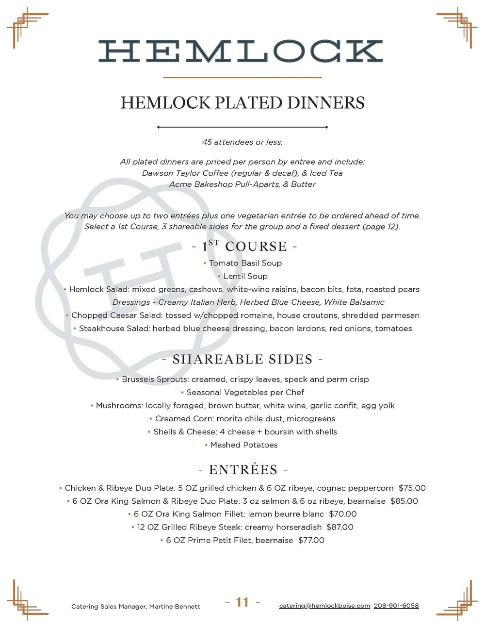 PAGE - Hemlock Landing Page