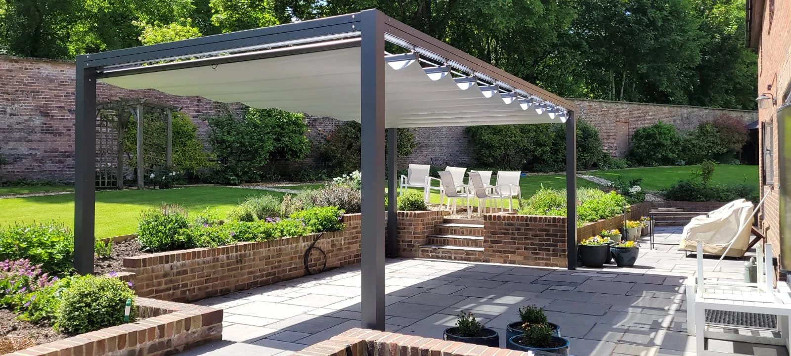 VELARIUM - RETRACTABLE — Shade Zone Awnings & Retractable Canopy ...