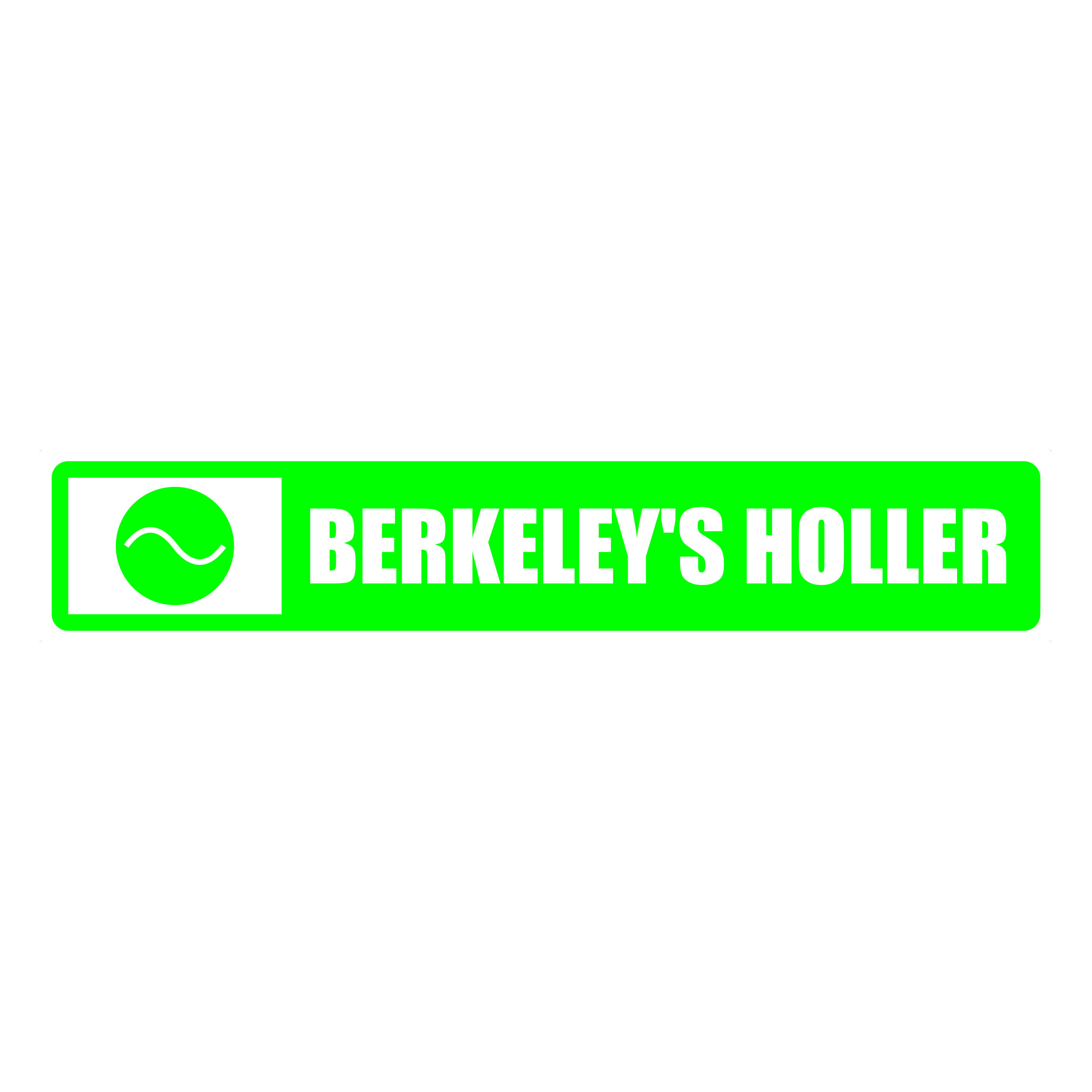 Berkeley's Holler Trail Sign — MTB Trail Signs