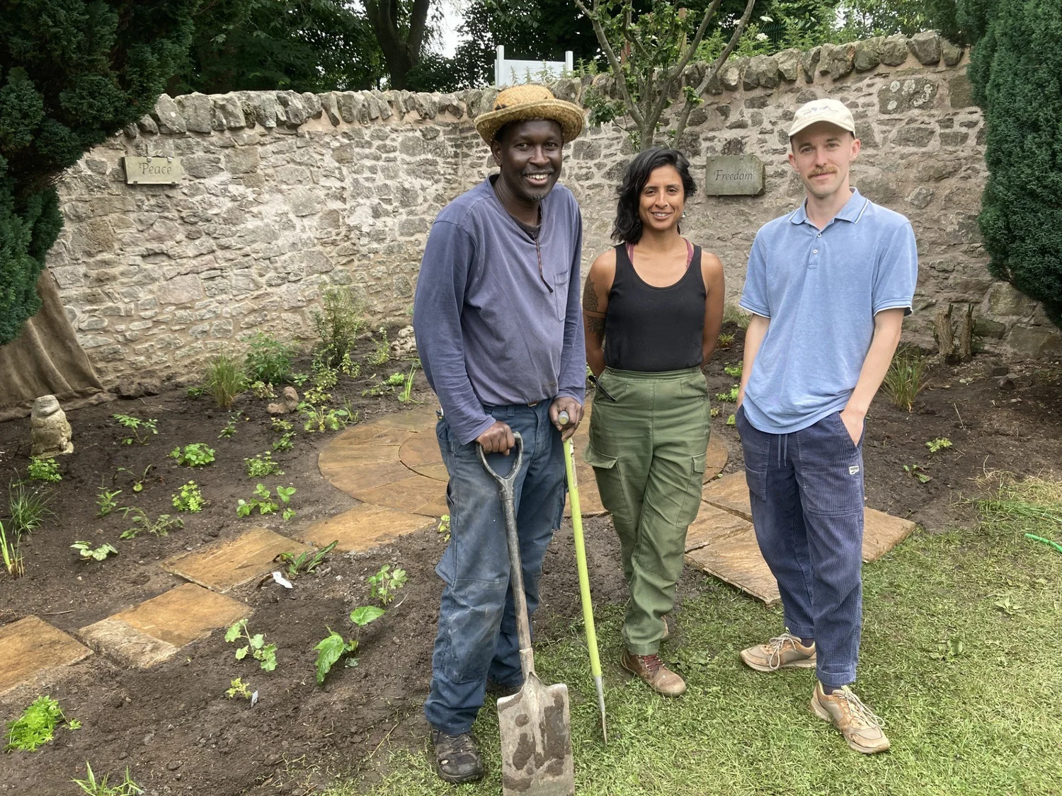 Community Peace Garden Project — Bridgend Farmhouse Scotland