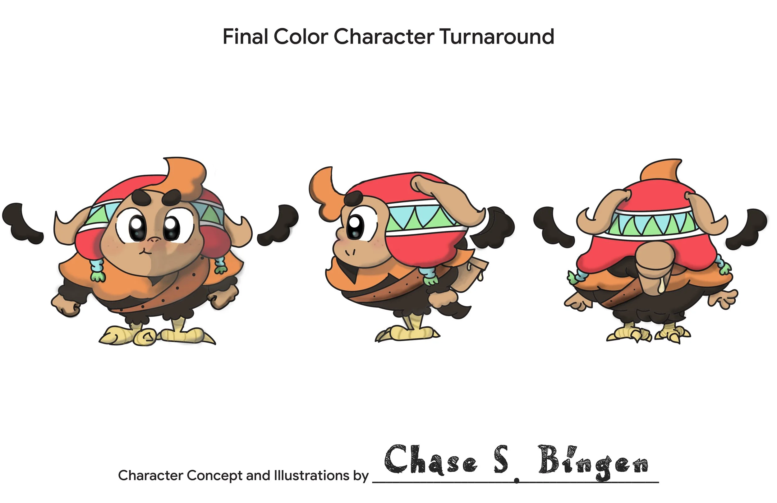 Character Turnaround and Shirt Design — Chasemanimations
