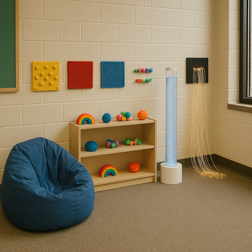 Creating a Calming Corner in the Classroom: A Sensory Area for All ...