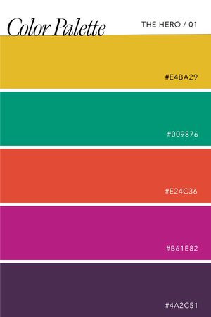 Color Palettes for the Hero Brand Archetype — Hey Sara Schultz
