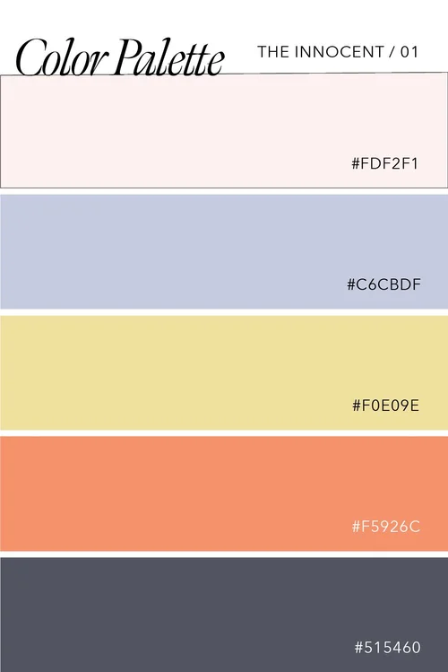 Color Palettes for the Innocent Brand Archetype — Hey Sara Schultz