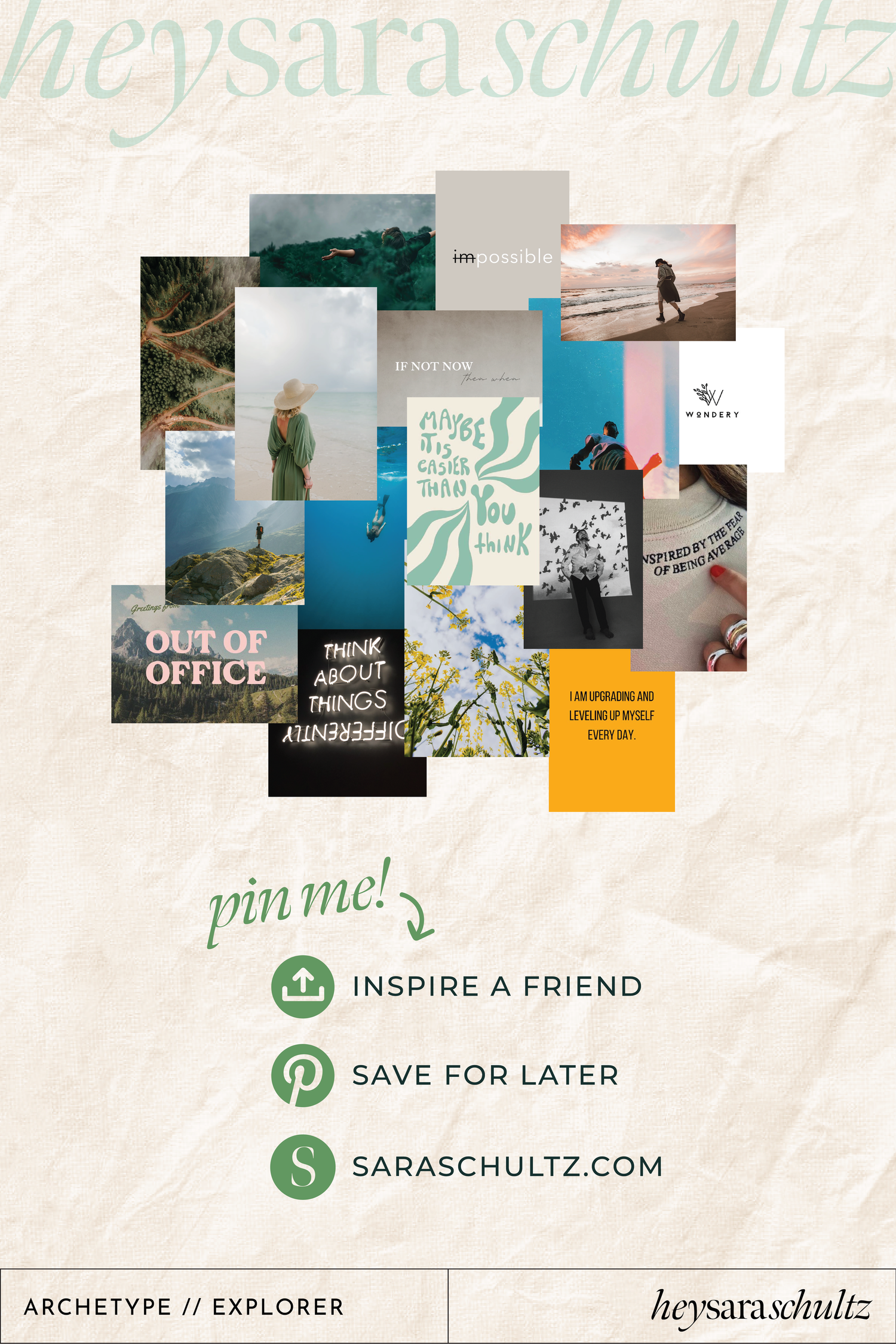 Explorer: Branding Inspiration — Hey Sara Schultz