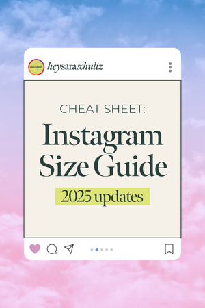 2025 Instagram Sizing Guide — Hey Sara Schultz