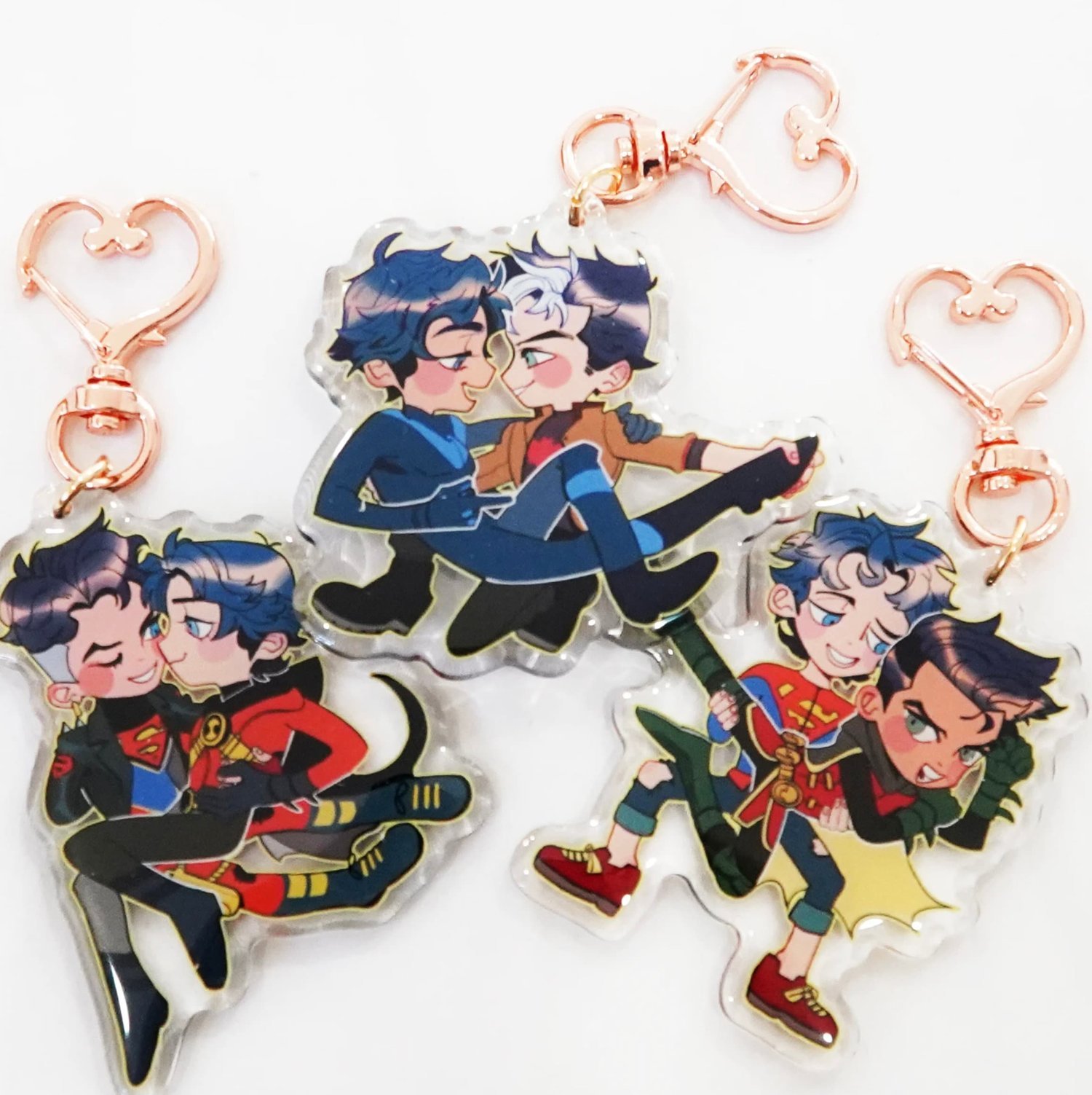 JJBA: FABRIC TAG KEYCHAINS — KOHI & ANDIE