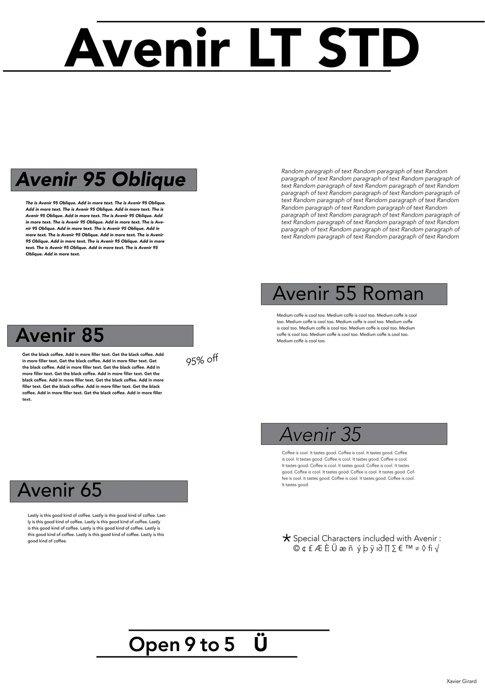 Xavier Girard's Portfolio