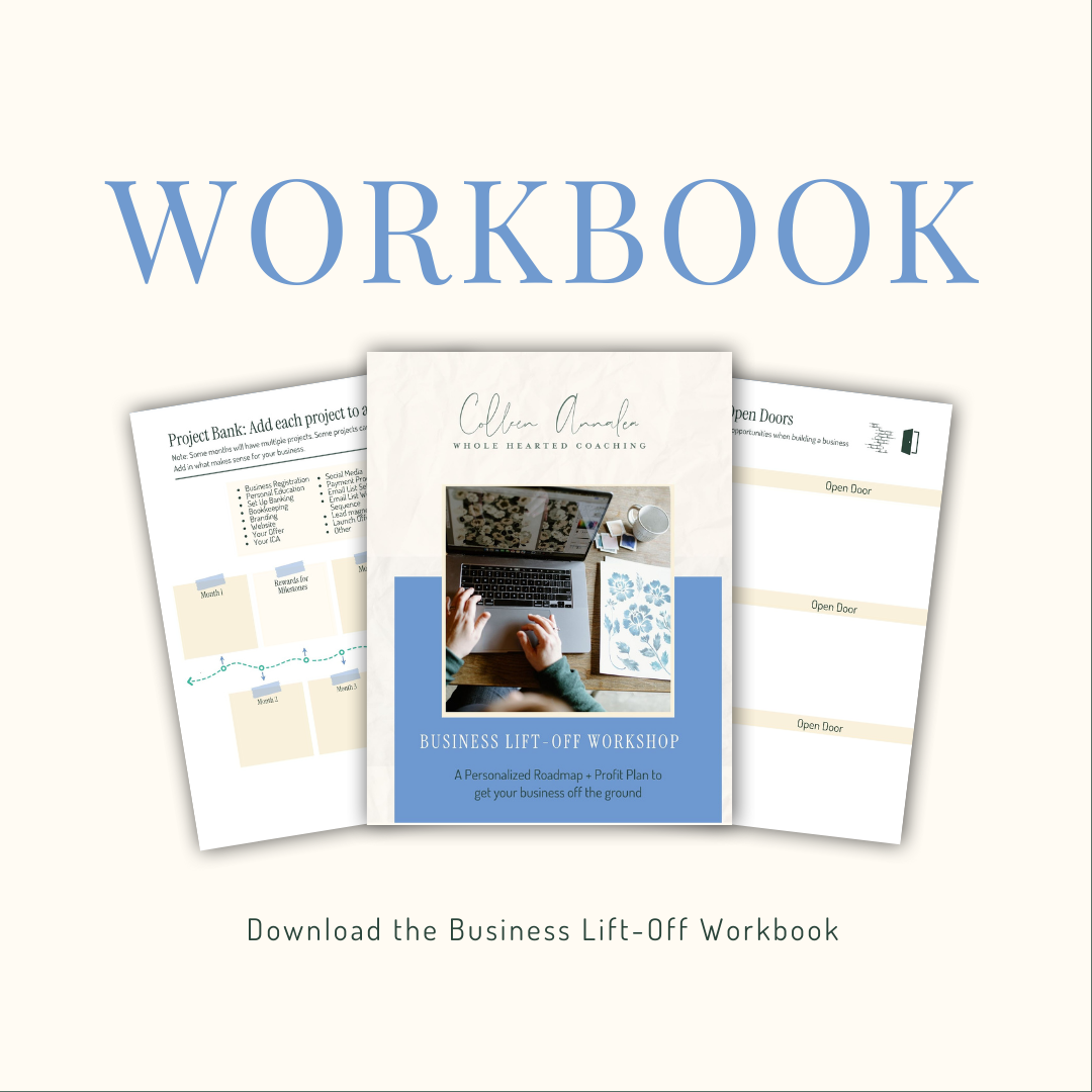 Business Lift-Off Week- make your first 25K plan — Colleen Annalea