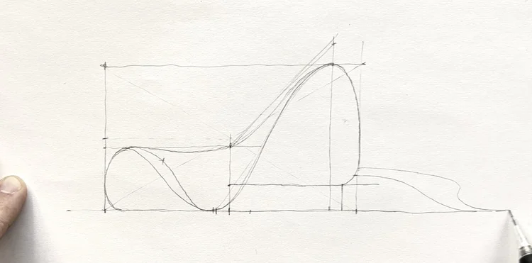 How To Draw Heydar Aliyev Center In 5 Steps — Sketch Like an Architect