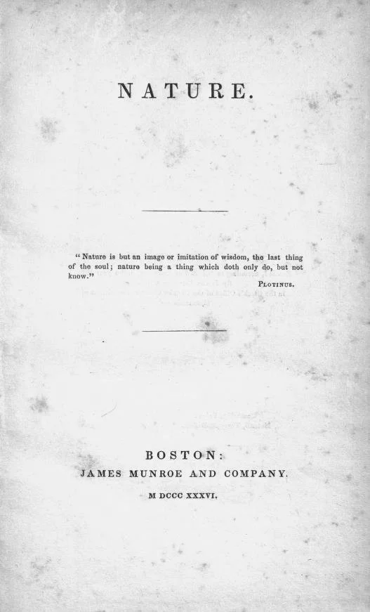 Emerson's Works — Ralph Waldo Emerson Memorial Association