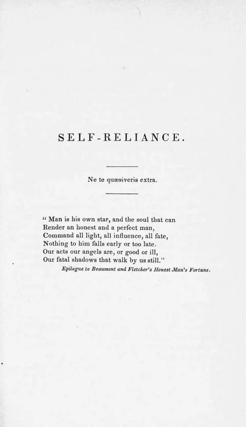 Emerson's Works — Ralph Waldo Emerson Memorial Association