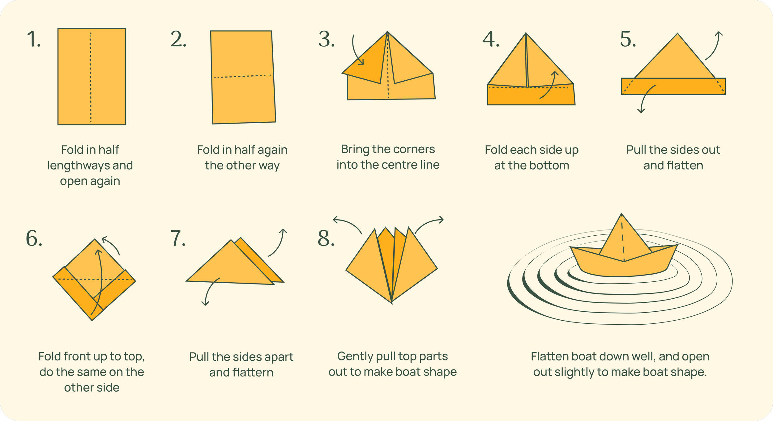 Mindfulness with an Origami boat — Calmer Seas Therapy