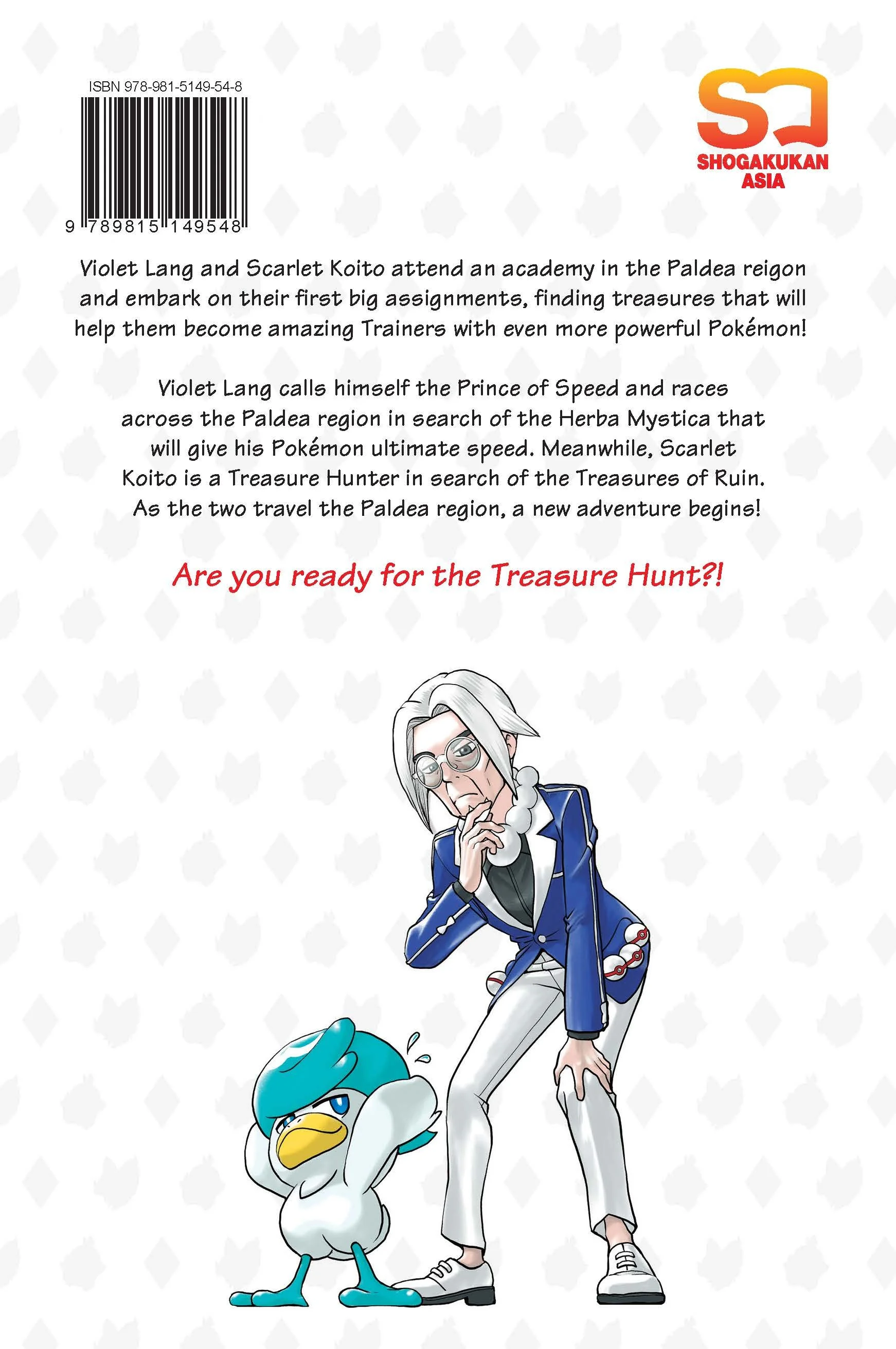 Pokémon Adventures: Scarlet and Violet Volume 1 manga — SA