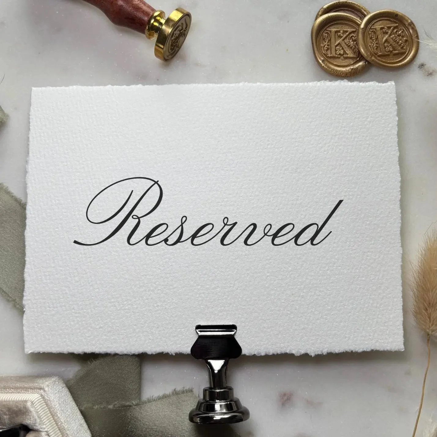 Reserved Seating Sign — Mackenzie Grace Design
