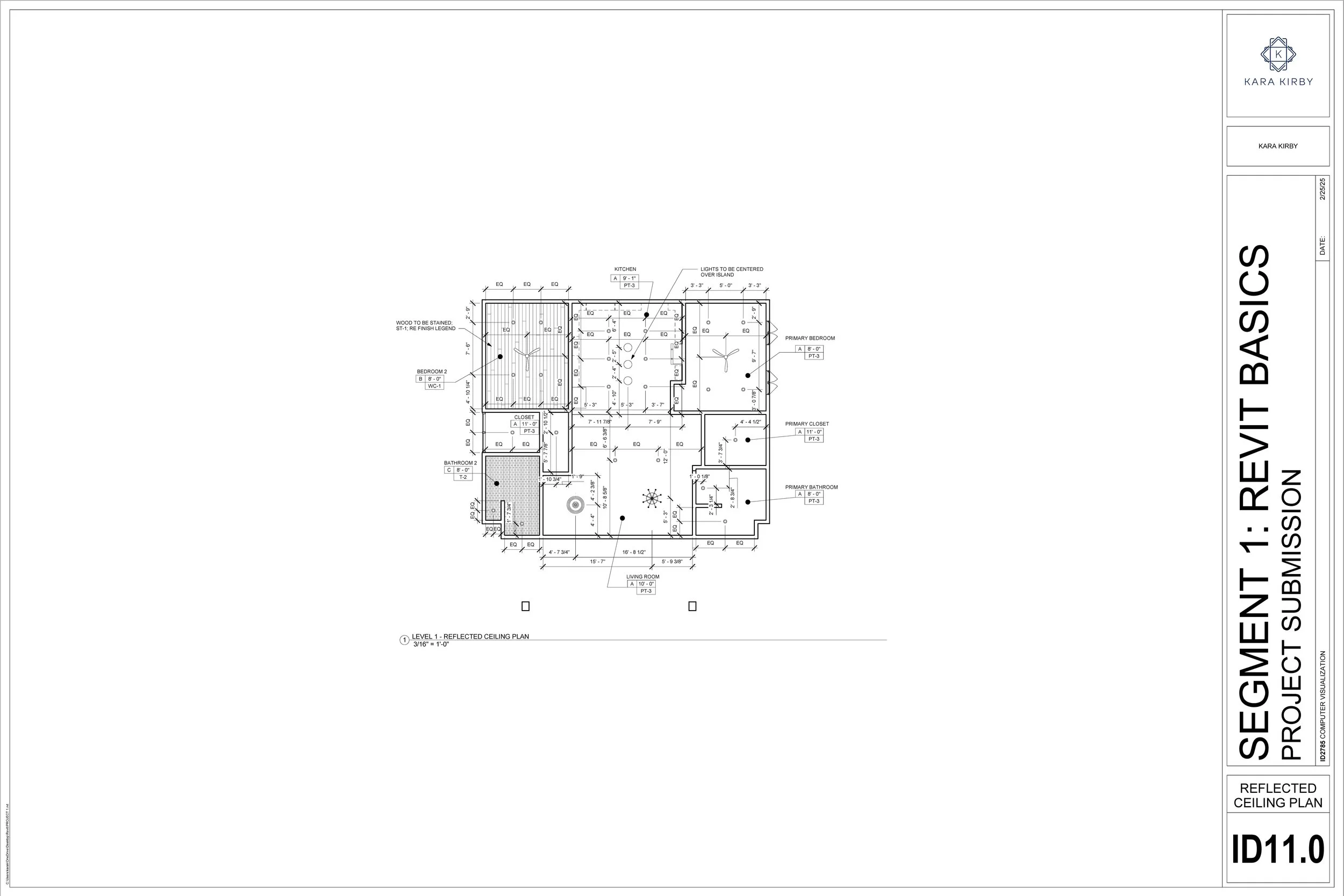 Revit Basics Project — Designs by Kara Kirby