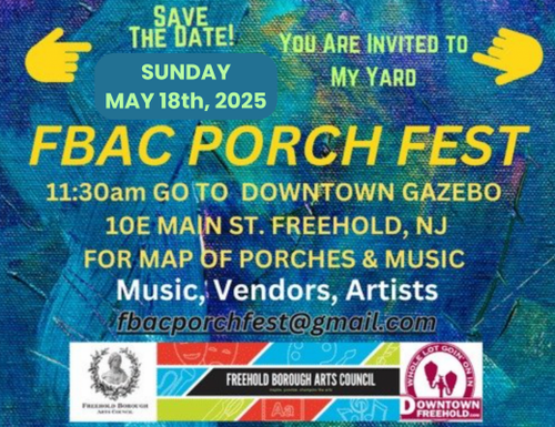 FBAC PorchFest — Downtown Freehold