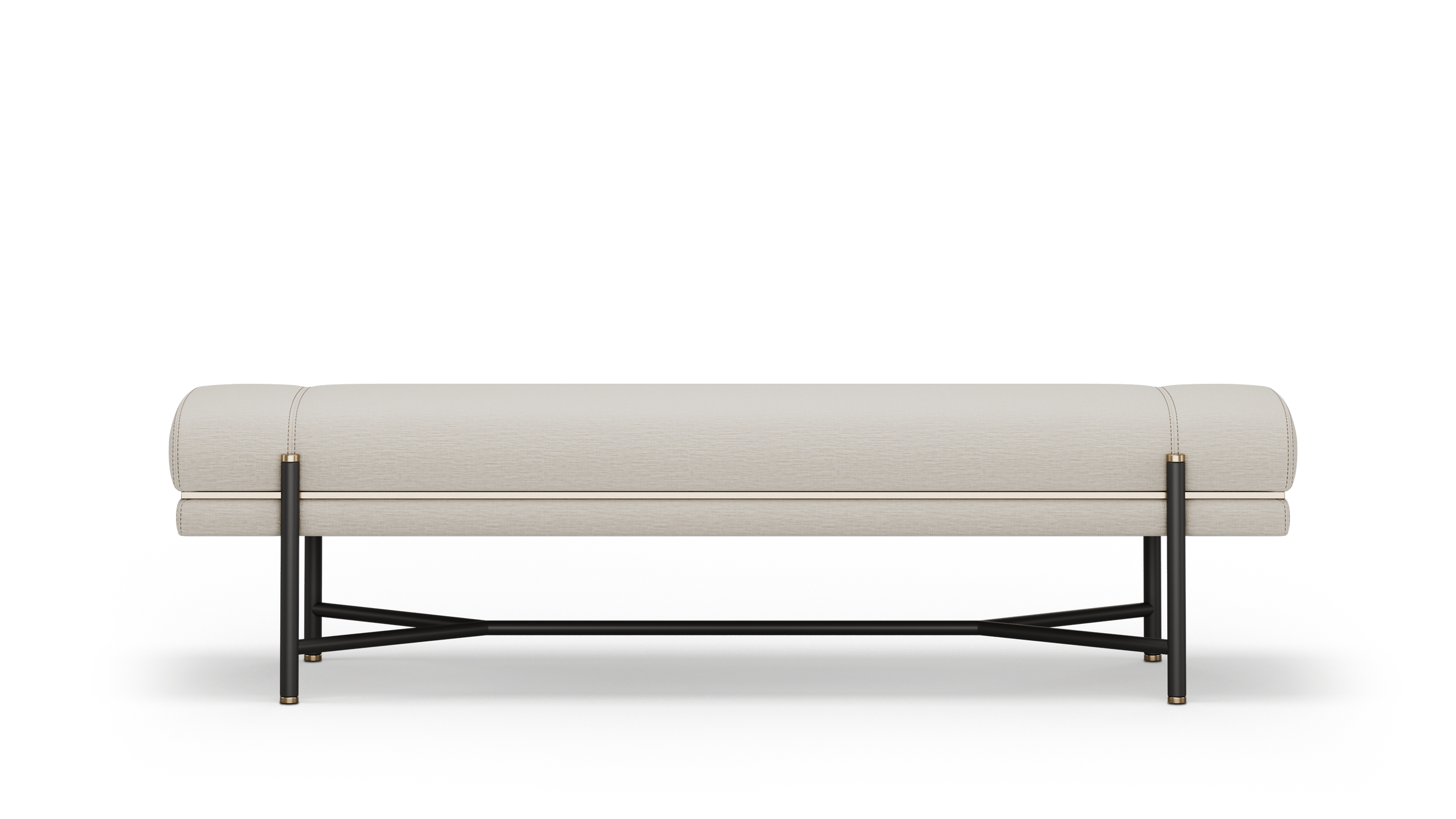 Refined Aurora Bench With Wooden Structure — Elbra Home
