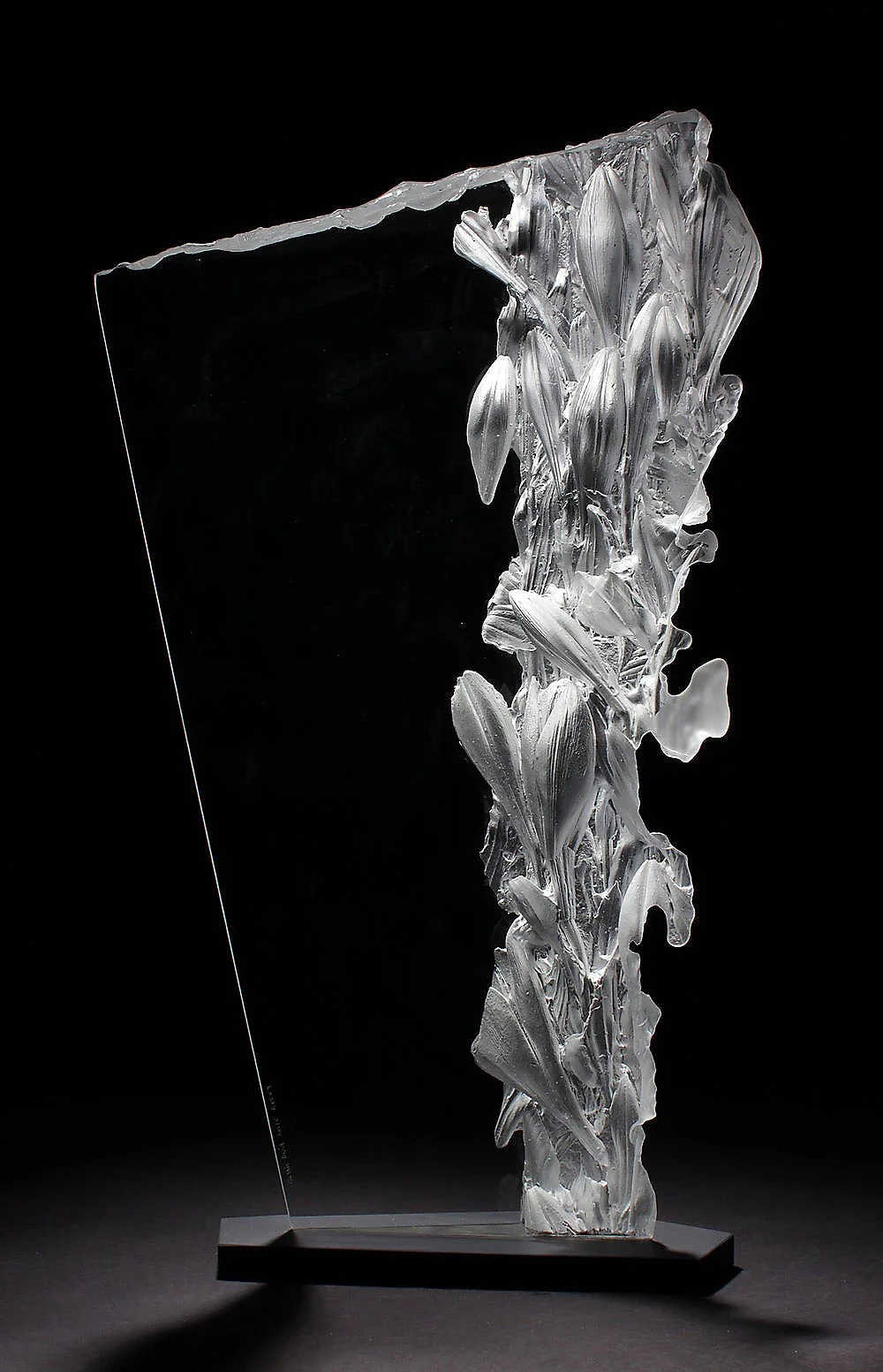 Lillies – R1869 | Optical Glass Sculpture by Colin Reid — Colin Reid Glass
